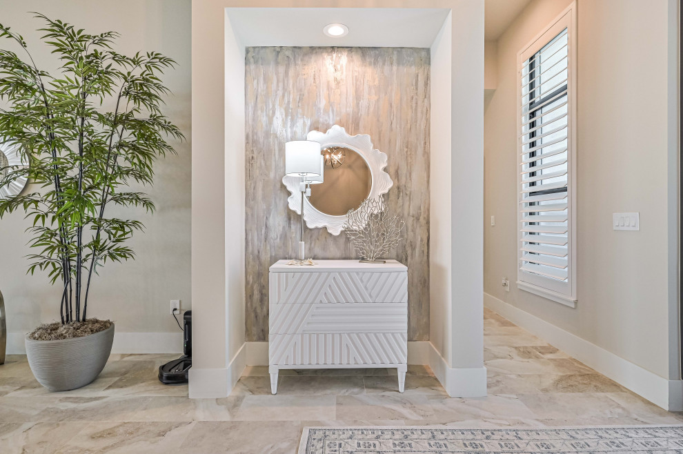 Cape Coral Contemporary Coastal Design - Transitional - Entry - Miami ...