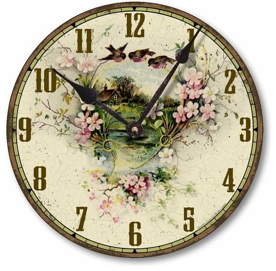 Vintage-Style Country Cottage Clock - Victorian - Wall Clocks - by ...