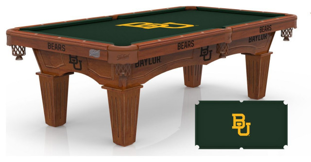Holland Baylor University Pool Table - Tapered/Chardonnay ...