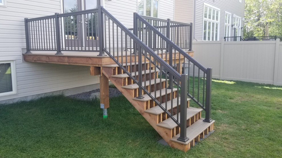 10' x 14' TimberTech Composite Deck - Coconut Husk - Modern - Deck ...