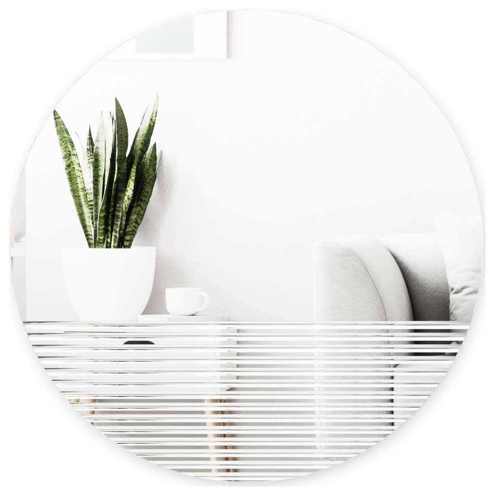 Umbra Ridge 24" Wall Mirror - Contemporary - Wall Mirrors - by Umbra ...