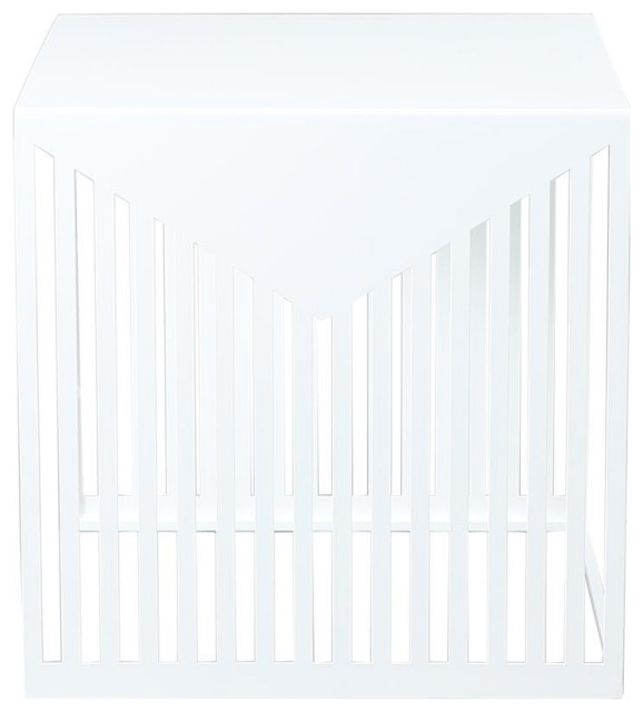 Cisco Modern Square Steel Side Table with Powder Coated Finish - Modern ...