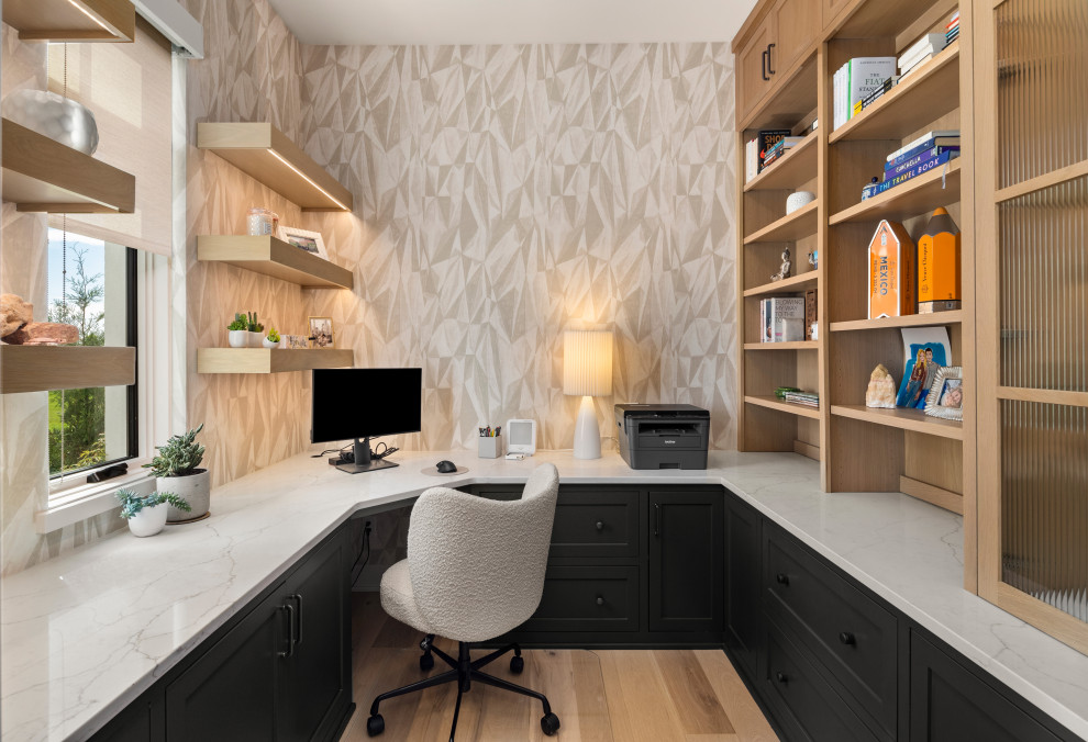 Modern Tudor Rambler - Transitional - Home Office - Minneapolis - by ...