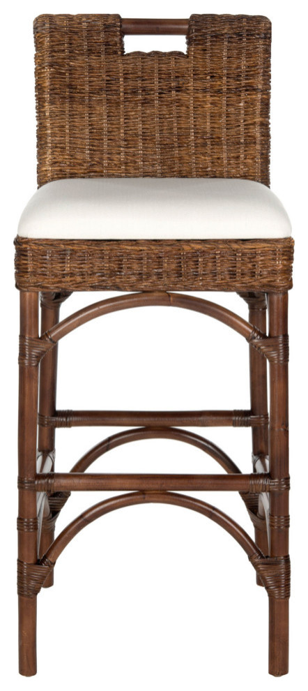 Sapphire Bar Stool Brown, Set of 2 - Asian - Bar Stools And Counter ...