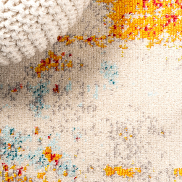 Sunset Modern Abstract Area Rug, 4 X 6 - Contemporary - Area Rugs - by ...