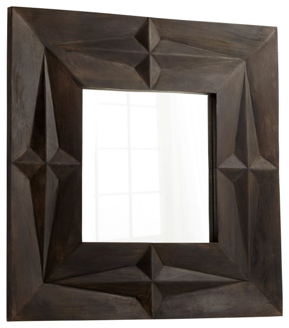 Careta Mirror, Slate Grey - Transitional - Wall Mirrors - by Hudson ...