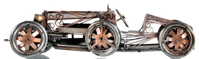 1924 BUGATTI TYPE 35 OPEN FRAME Collectible Metal scale model Car ...