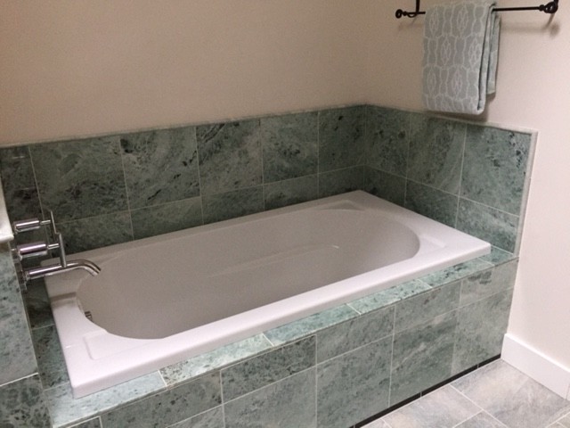Ming Green Bathroom finially done
