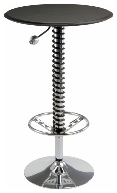 Pit Crew Bar Table Black - Contemporary - Indoor Pub And Bistro Tables ...