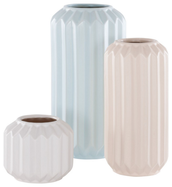 Safavieh Emari Ceramic Vase, Assorted, #N/A - Contemporary - Vases - by ...