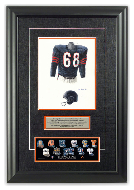 Original Art of the NFL 1958 Chicago Bears Uniform - Traditional - Game ...