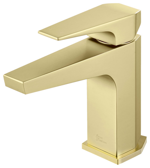 Voltaire Single Hole Single-Handle Bathroom Faucet - Contemporary ...