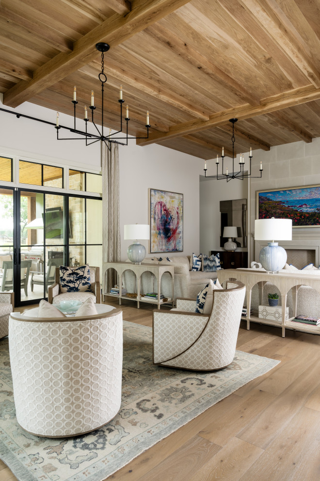 Post & Paddock - Transitional - Living Room - Dallas - by Le Belle ...