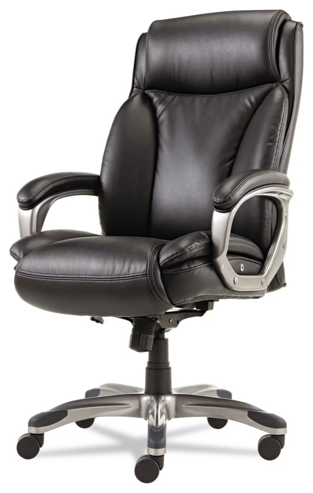 Comfortable Office Chair, Coil Spring Cushioned Seat With Ergonomic ...