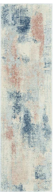 Nourison RUSTIC TEXTURES Contemporary Rugs RUS02, 2'2"x7'6 ...
