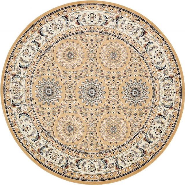 Traditional Kelayeh Area Rug, 10' Round - Traditional - Area Rugs - by ...