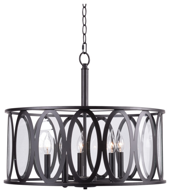 Kenroy 94115ORB 5-Light Pendant, Prince - Transitional - Pendant ...