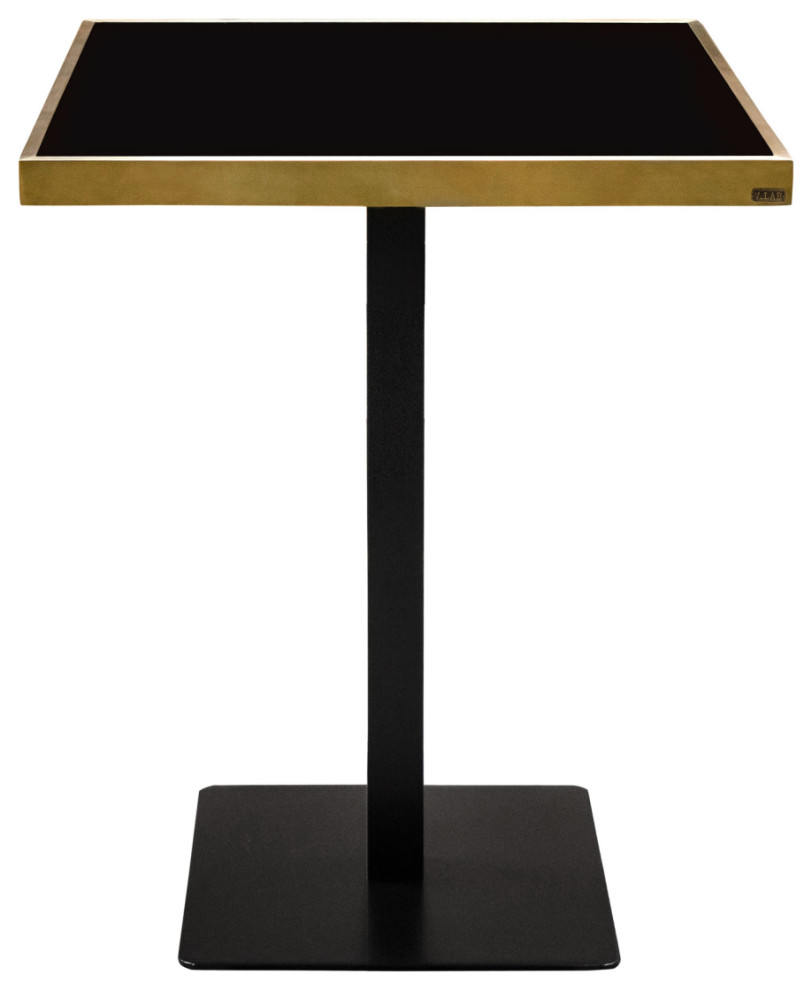 Square Black Bar Table, Versmissen Germain - Contemporary - Indoor Pub ...