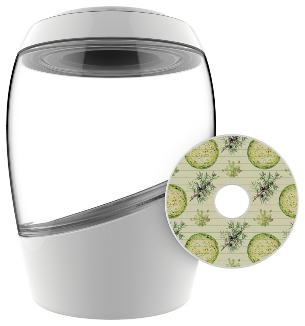 Mortier Pilon 2 Liter Sauerkraut Fermentation Crock - Contemporary ...