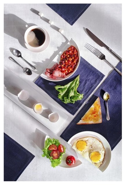 "Suprematic Meal: English Breakfast" Paper Print by Dina Belenko, 14 ...