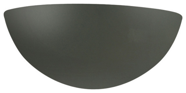 Ambiance Small Quarter Sphere Wall Sconce, Pewter Green, E26 ...