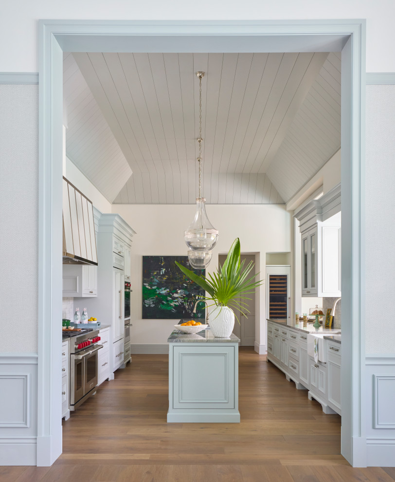 Transitional Palm Paradise - Beach Style - Kitchen - Miami - by JMA ...