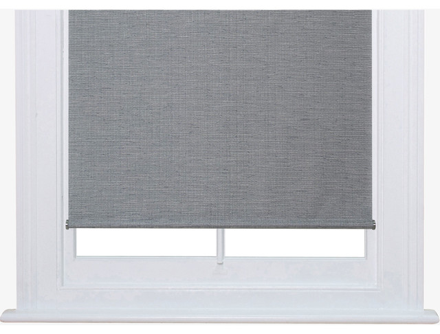 Judd W60cm ash grey roller blind - Modern - Roller Blinds - by Habitat