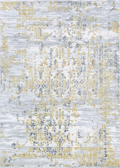 Couristan Calinda Samovar Gold-Silver-Ivory Rug 7'10"x10'10 ...
