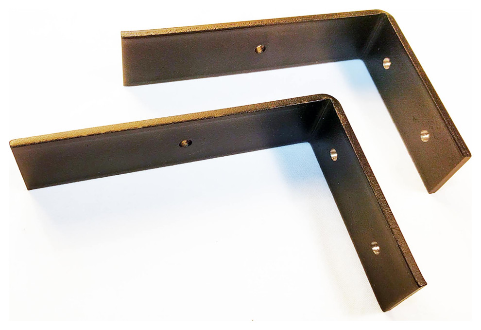 (2) Heavy Duty Industrial Metal Shelf Brackets - 3 Sizes & Styles, 5x8 ...