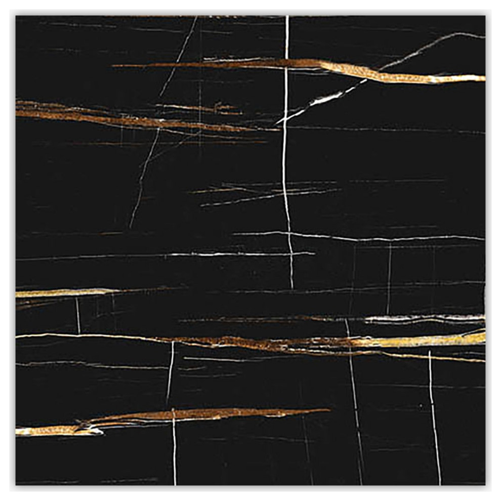 Sahara Noir Black Sand Textured 24x24 Porcelain Tile, 24x24 ...