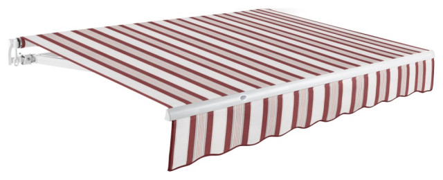 Awntech Maui Manual Acrylic Fabric Patio Retractable Awning, 14' x 10 ...