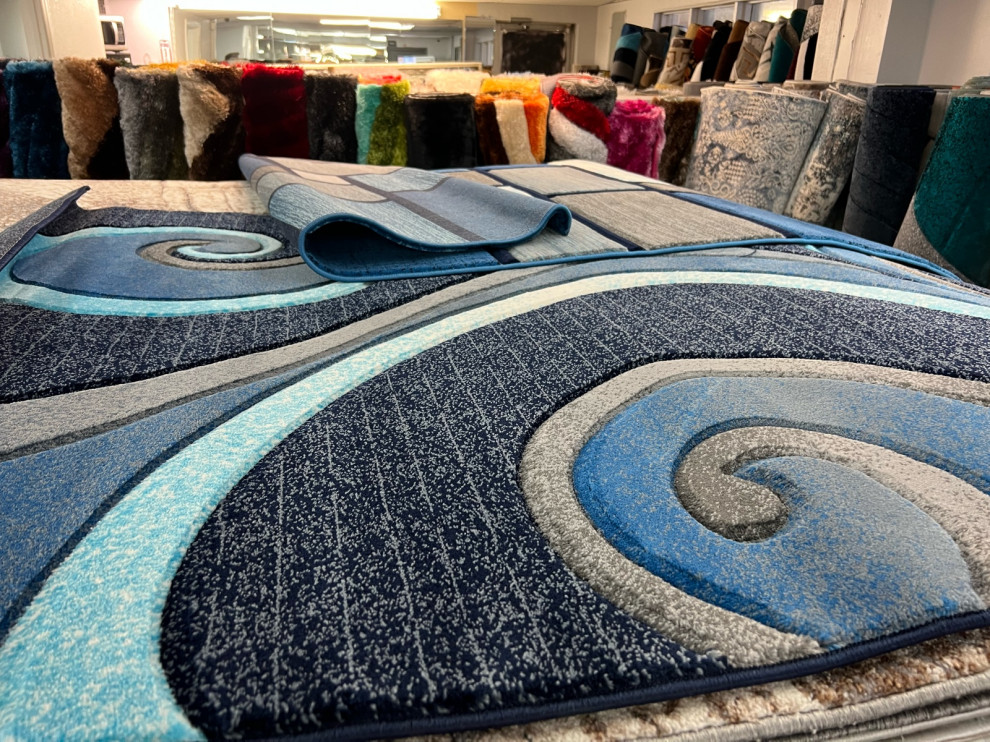 Very busy area rug