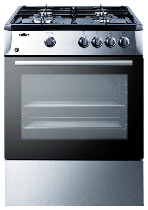 Summit 24 Inch Gas Freestanding Range - Contemporary - Gas Ranges And ...