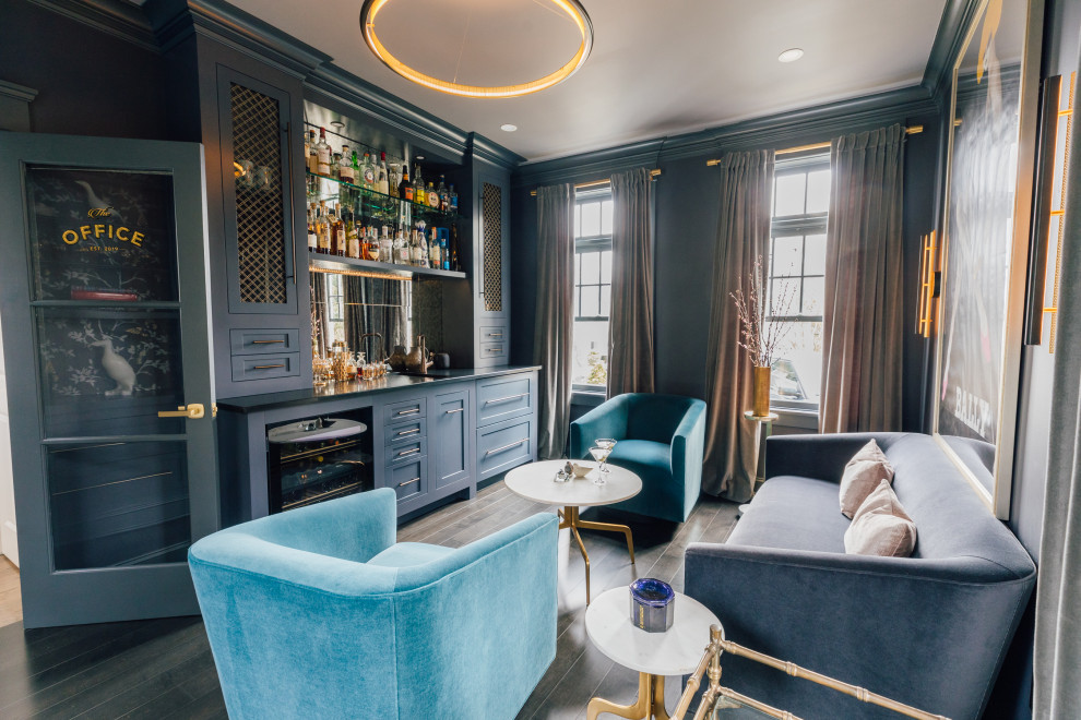 Speakeasy/Bar - Eclectic - Home Bar - New York - by Vik + Roma | Houzz