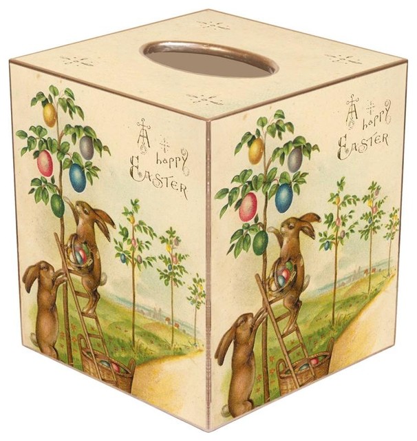 TB1749 - A Happy Easter Tissue Box Cover - Farmhouse - Tissue Box ...