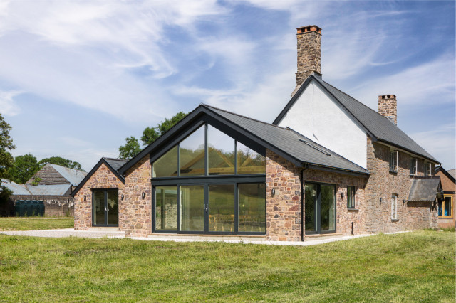 Grade II Listed Farmhouse Extension - Country - House Exterior - Devon ...