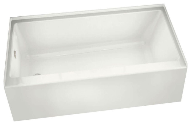 Maax 105705-L-001 Rubix 60" Alcove Acrylic Soaking Tub - Contemporary ...