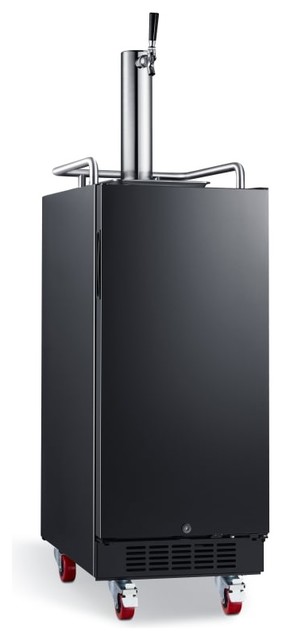 EdgeStar KC1500 15"W 1 Tap Kegerator - Contemporary - Beer Taps And ...