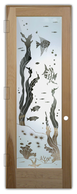 Interior Prehung Door or Interior Slab Door - Aquarium Fish - Primed ...