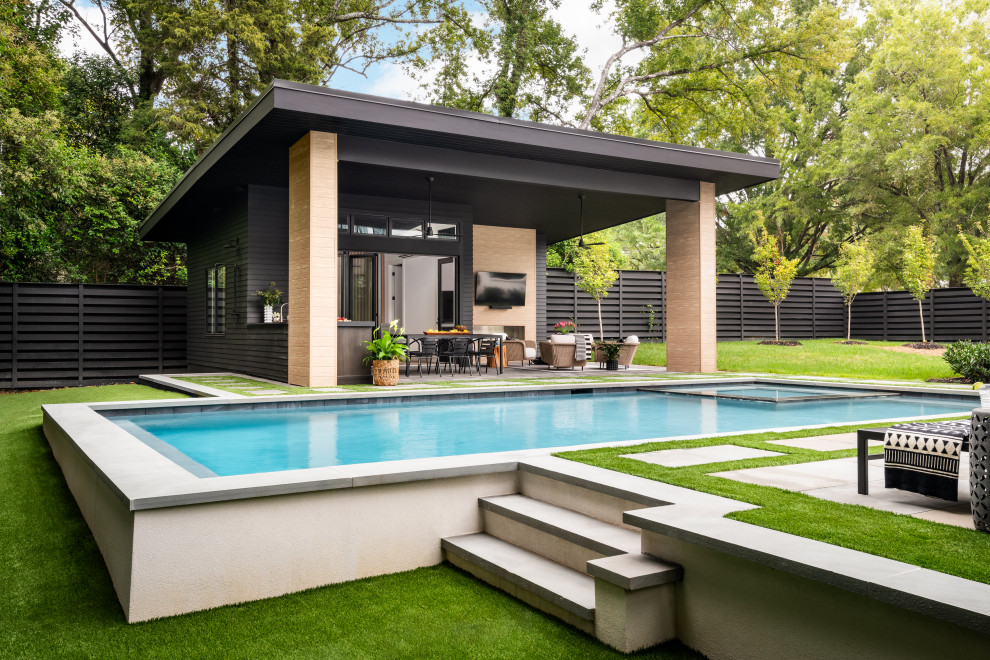 Cotswold Pool Cabana - Contemporary - Pool - Charlotte - by Alison Hall ...