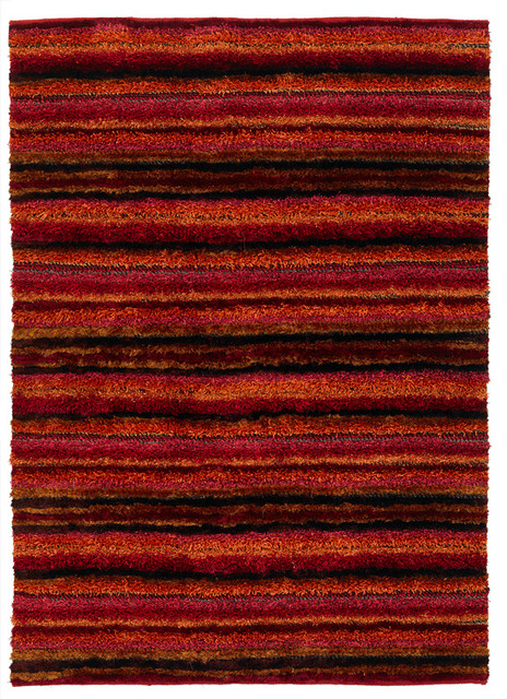 Chandra Delight Del14803 Rug, Brown/Black/Red, 2'0" x 3'0 ...