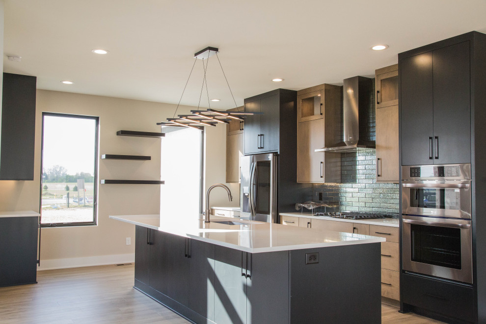 Modern Take on Traditional Two-Story - Contemporary - Kitchen ...