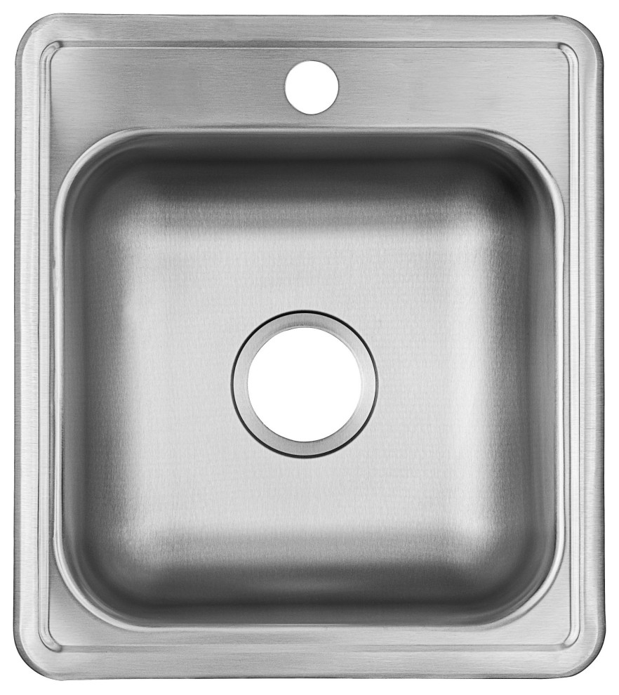 PROFLO PFSR171961 Bealeton 17" Rectangular Stainless Steel Drop ...