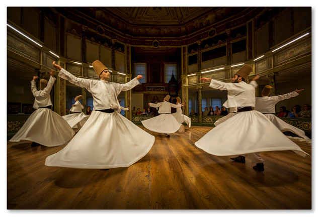 Walde Jansky 'Mystics Dancers' Canvas Art, 22x32 - Contemporary ...