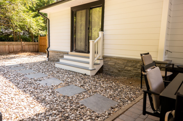 Natural Stone Veneer facade - Contemporary - Veranda - New York - by ...