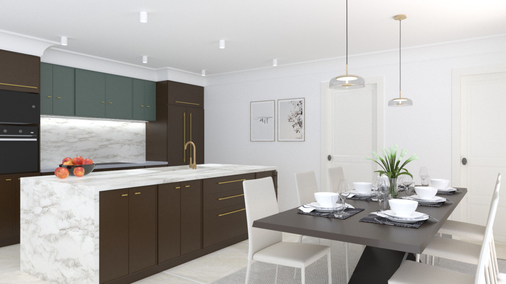 Salón Comedor integrado - Moderno - Cocina - Otras zonas - de Homeway ...