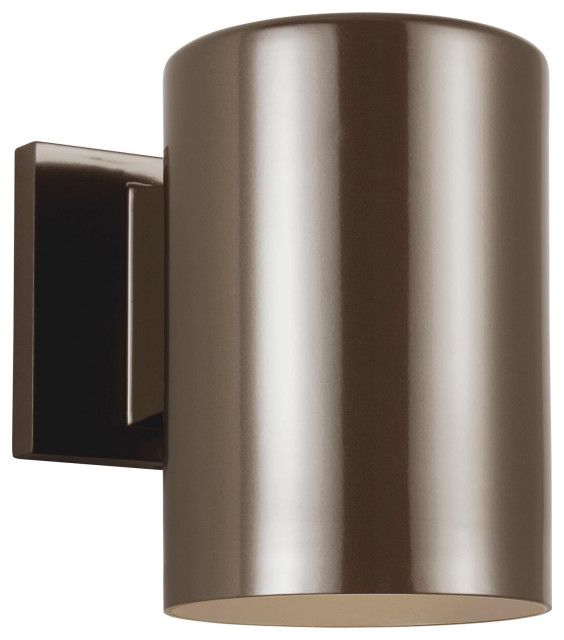 Seagull 8313897S10 LED Outdoor Wall Sconce SeaGull Outdoor Cylinders ...