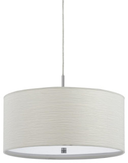 8.25" Inch Tall Pendant Fixture in Casual White - Transitional ...
