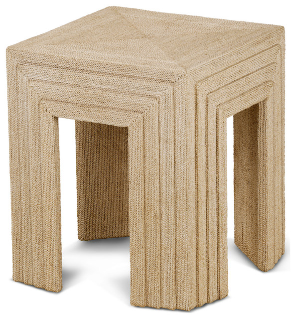 Abaca End Table - Beach Style - Side Tables And End Tables - by ...
