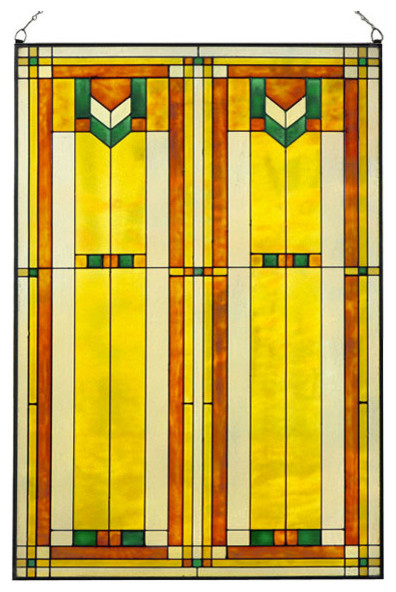 Craftsman Stained Glass Panels